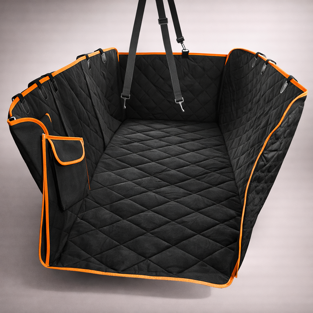 Waterproof Dog Seat Cover – Heavy-Duty Back Seat Protector – Jack & Susy